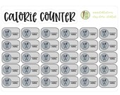 Calorie Counter Calorie Tracker Sticker 60 Individual Daily - Etsy