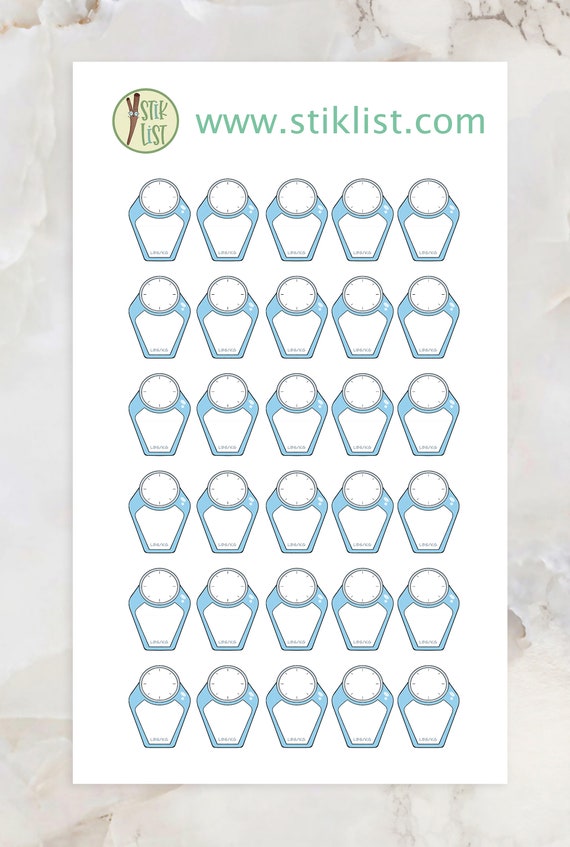 Scale / Weight Stickers for Planners Journals and Calendars | Etsy