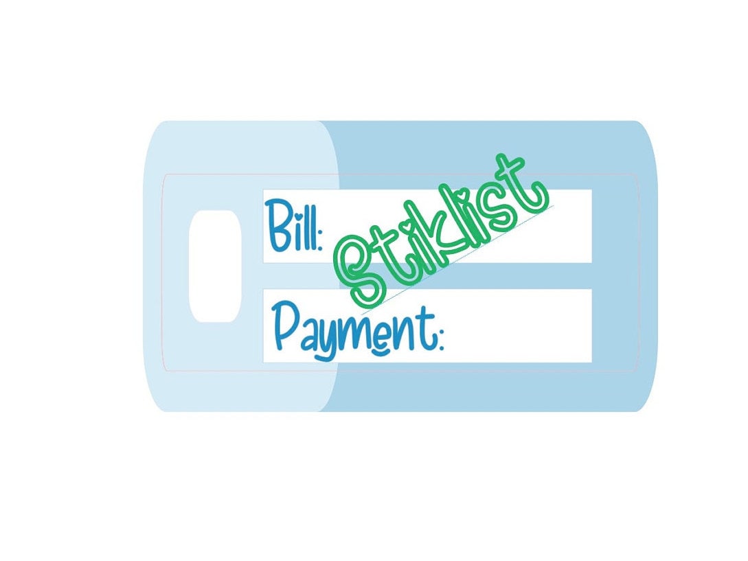Bill Pay Tracker Reminder Stickers Bill Pay Check-off Stickers Budget ...