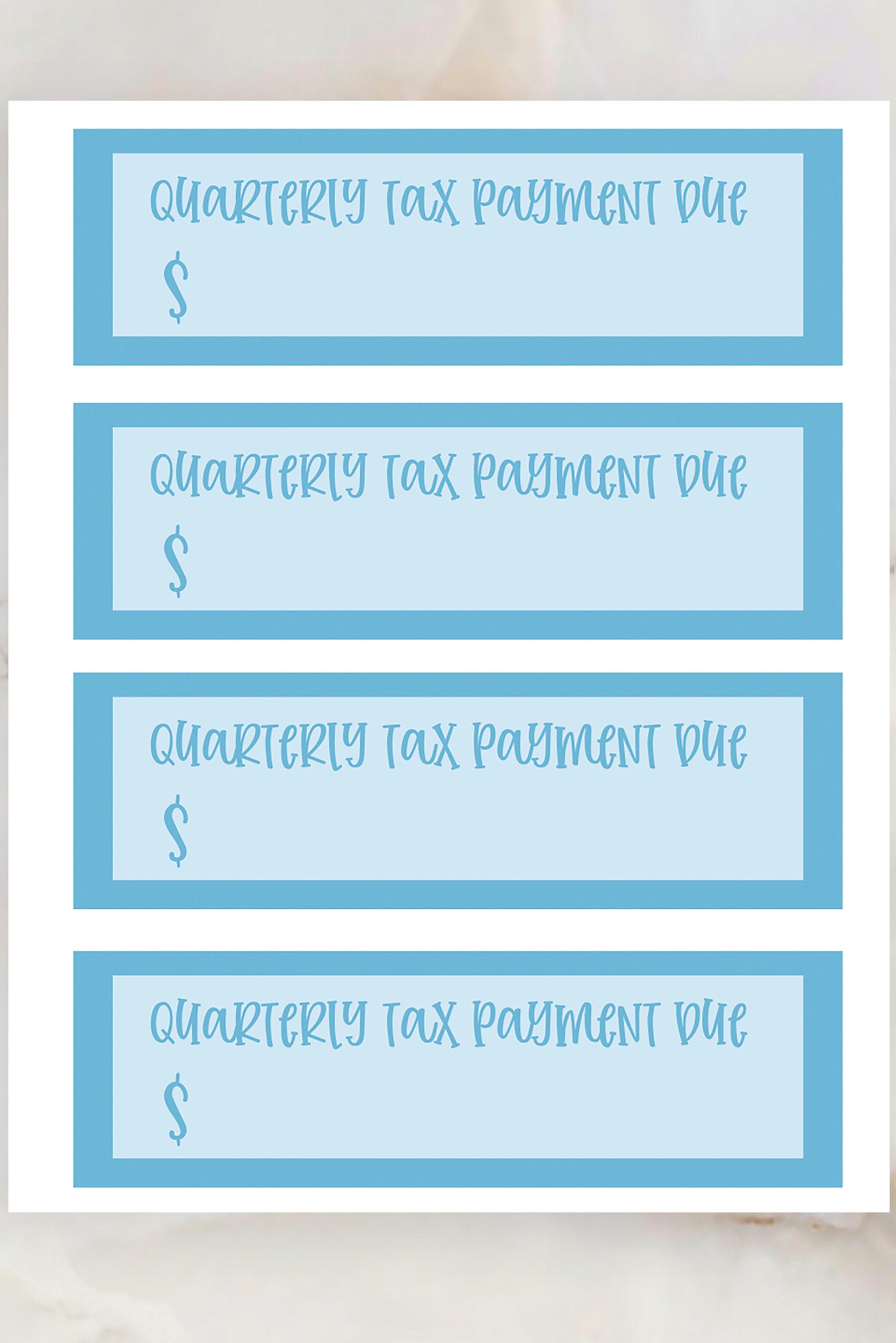 Tax Organization Stickers for Planner, Journal, Budget - Etsy