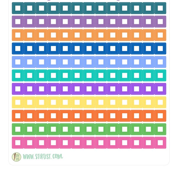 Check off Stickers - Etsy
