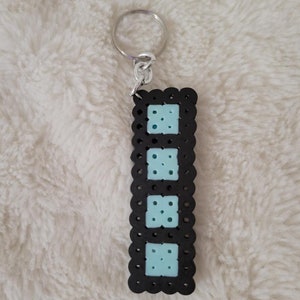 Tetris Piece Perler Bead Keychain - Etsy