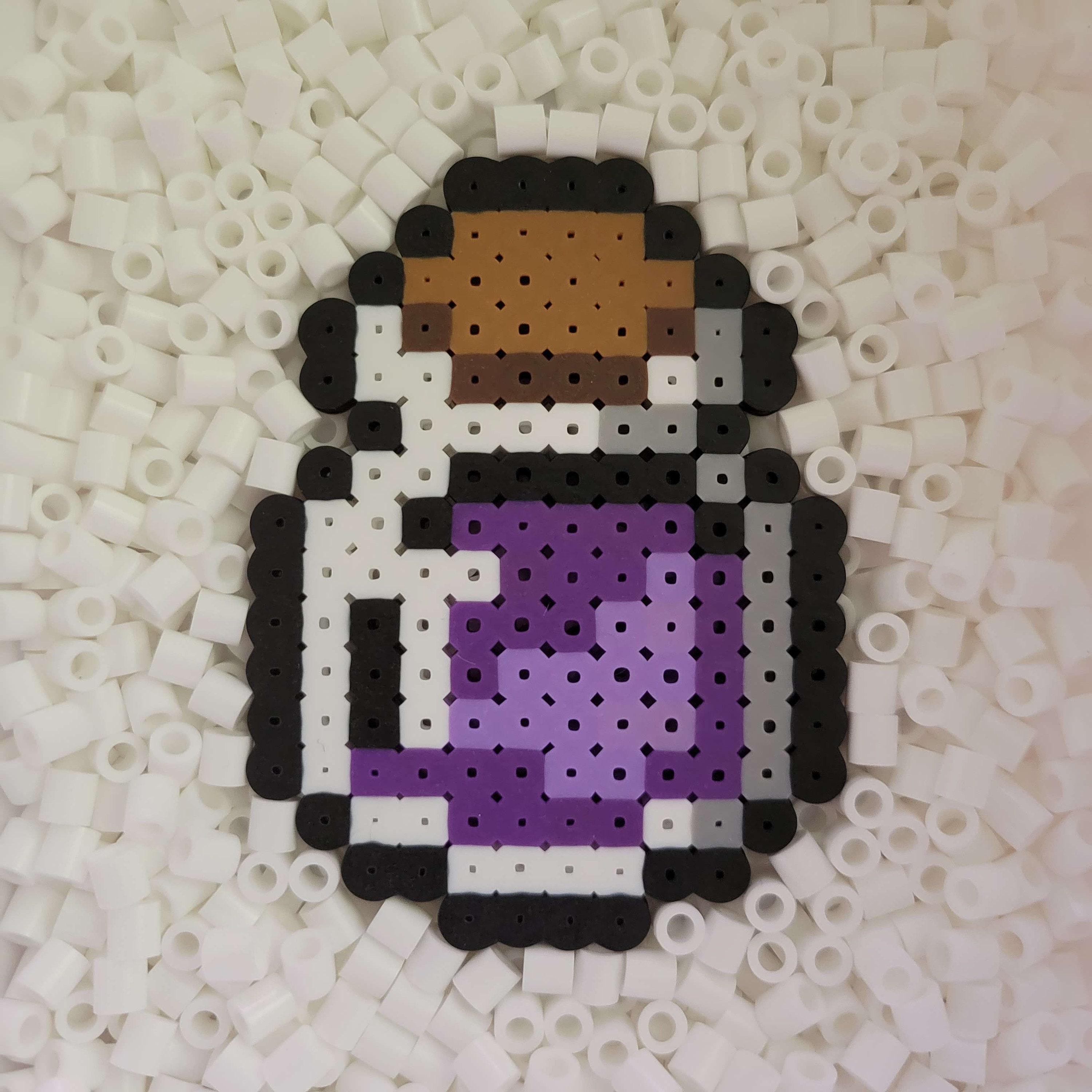 Potion Bottle Perler Bead Keychain - Etsy