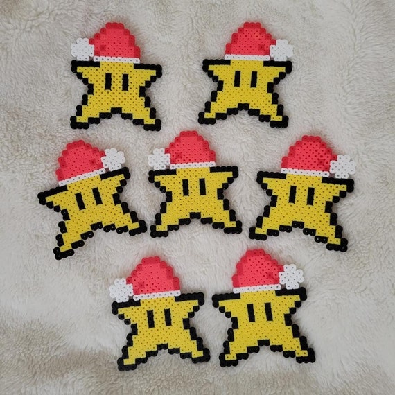 Mario Star Perler