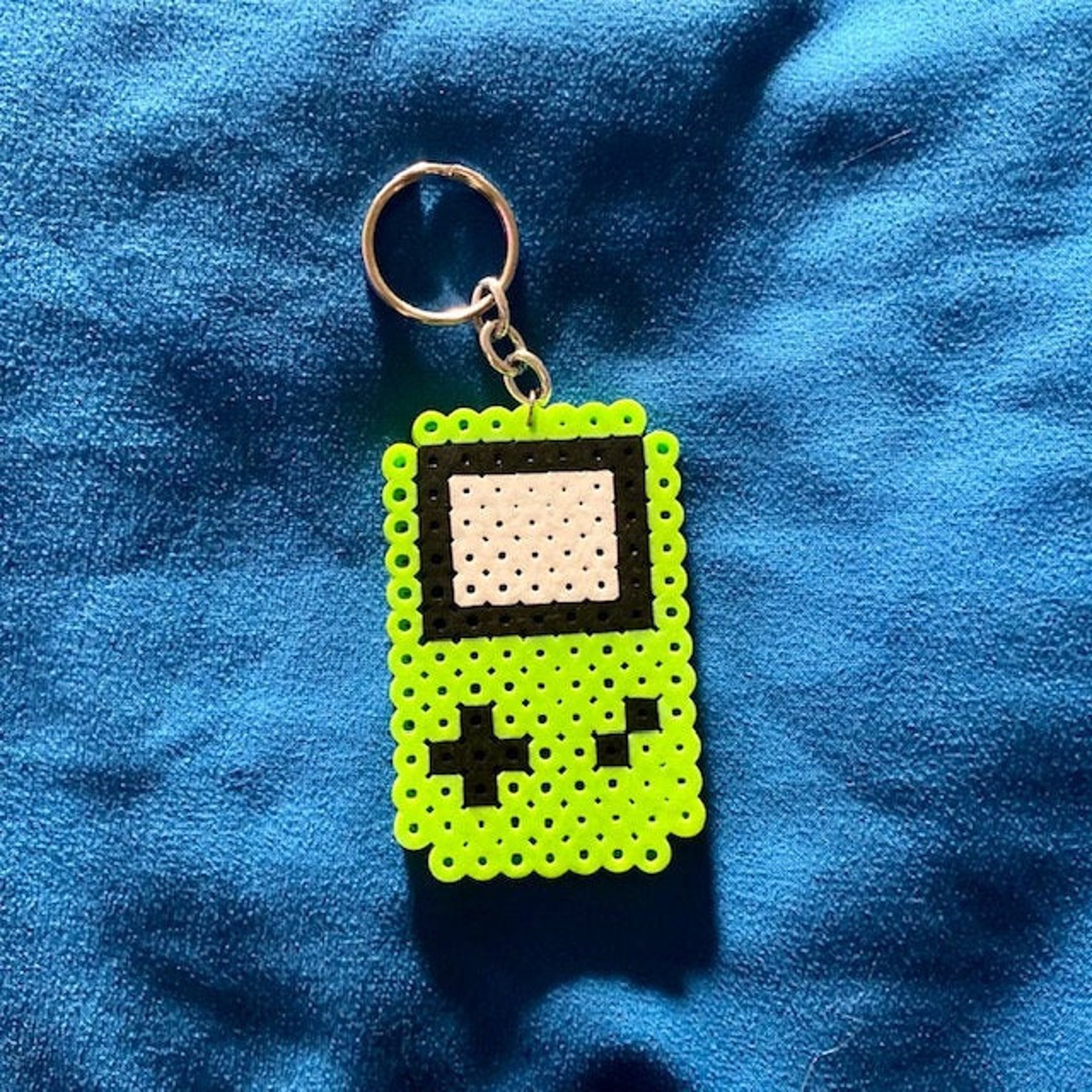 Gameboy Perler Bead Keychain - Etsy