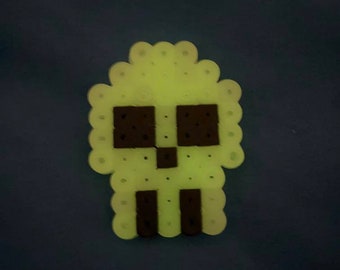 Perler Bead Skull - Etsy UK