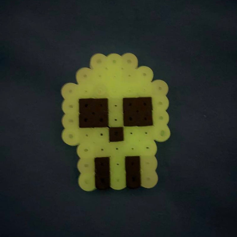 Perler Bead Skull - Etsy