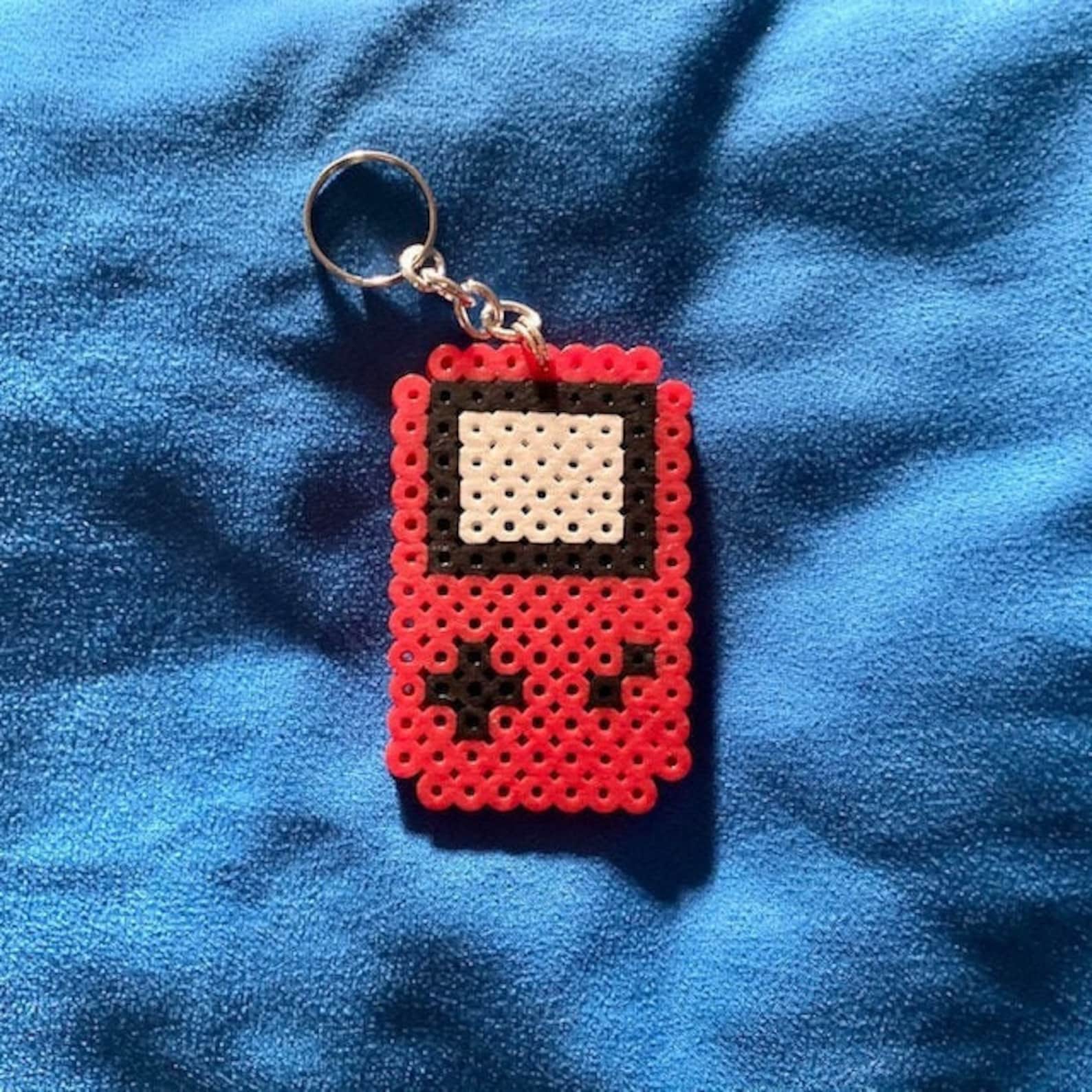 Gameboy Perler Bead Keychain - Etsy