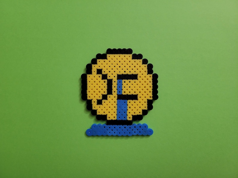 Emoji Faces Perler Bead Keychains - Etsy