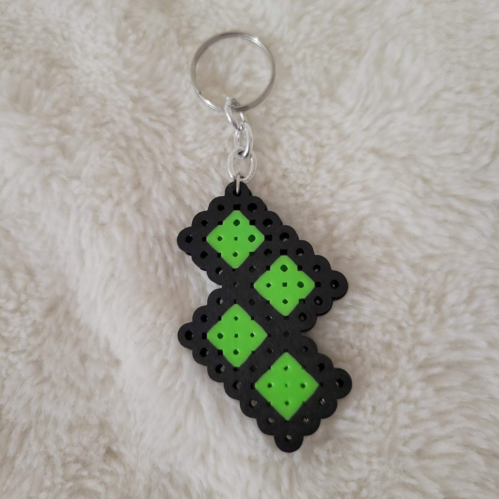 Tetris Piece Perler Bead Keychain - Etsy