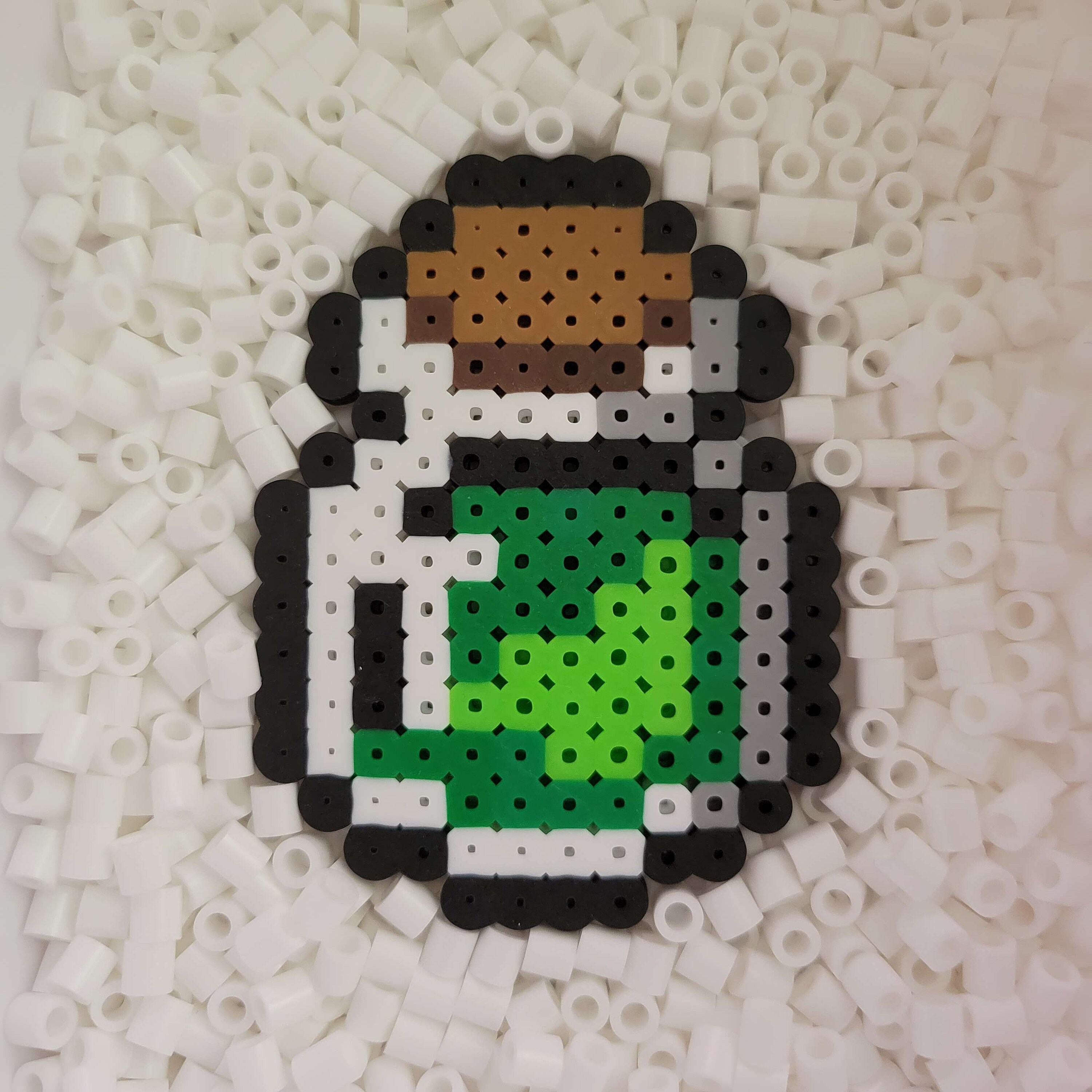 Potion Bottle Perler Bead Keychain - Etsy