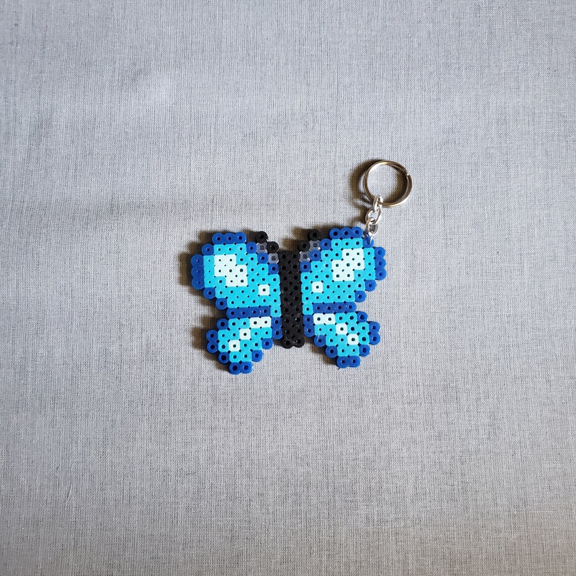 Butterfly Perler Bead Keychain - Etsy
