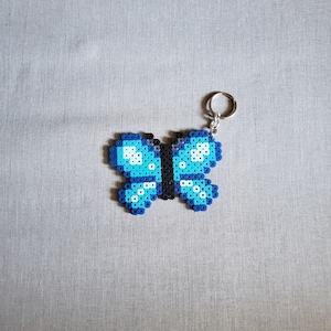 Butterfly Perler Bead Keychain - Etsy