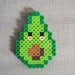 Taco and Avocado Perler Bead Keychain - Etsy