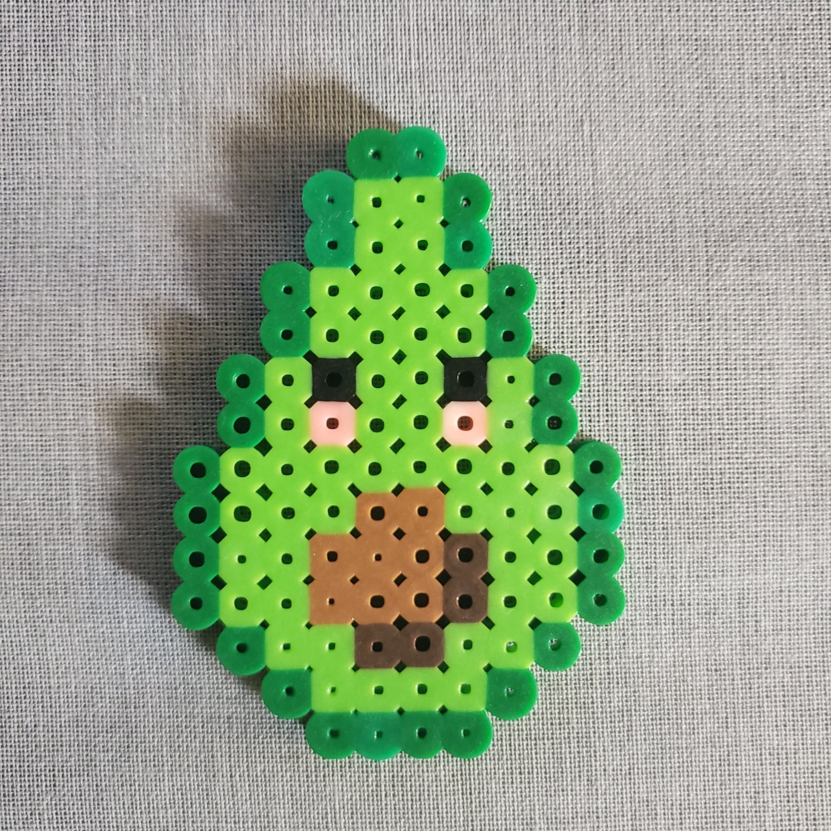 Taco and Avocado Perler Bead Keychain - Etsy