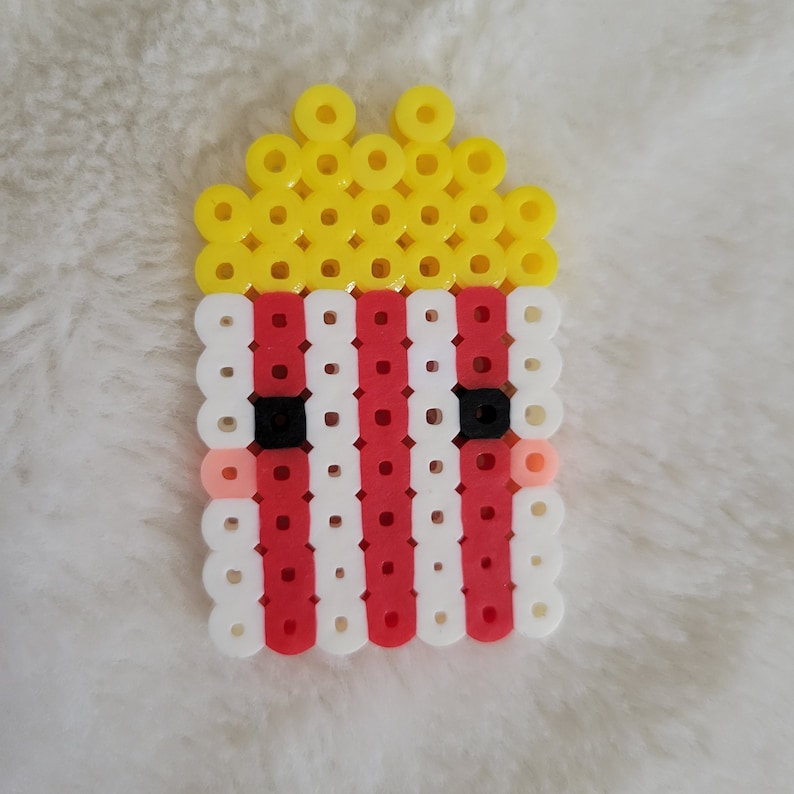 Assorted Food Perler Bead Keychains - Etsy