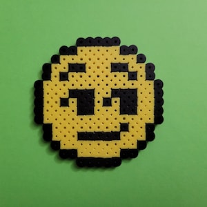 Emoji Faces Perler Bead Keychains - Etsy