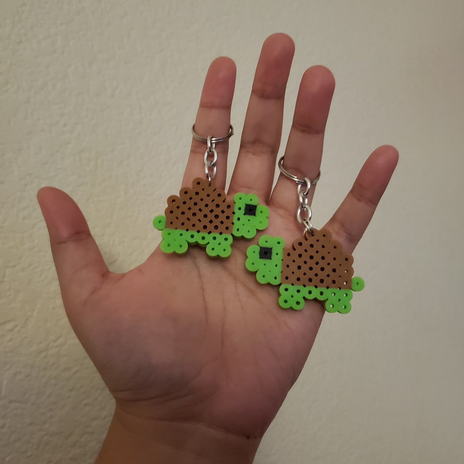 Animal Perler Bead Keychain - Etsy
