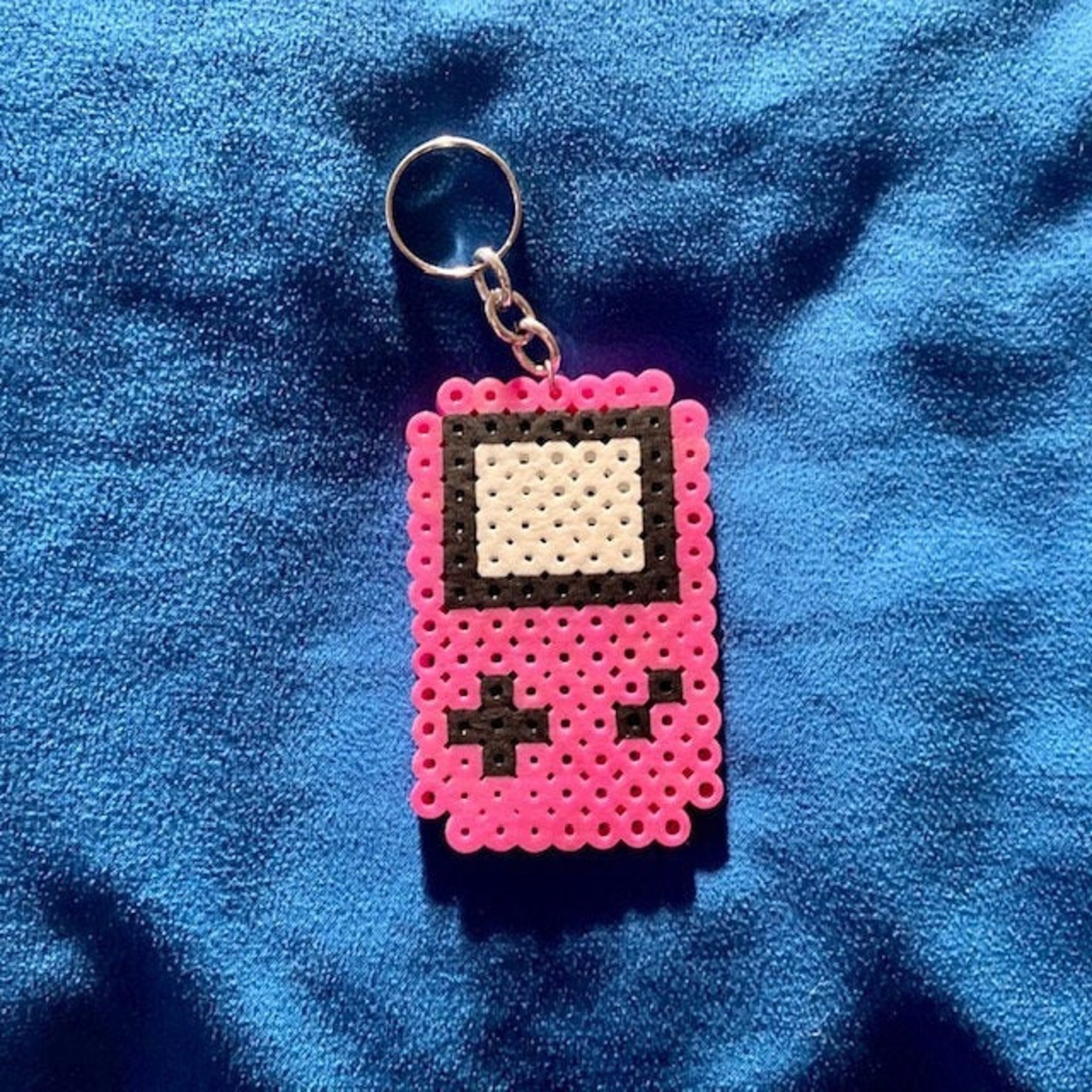 Gameboy Perler Bead Keychain - Etsy