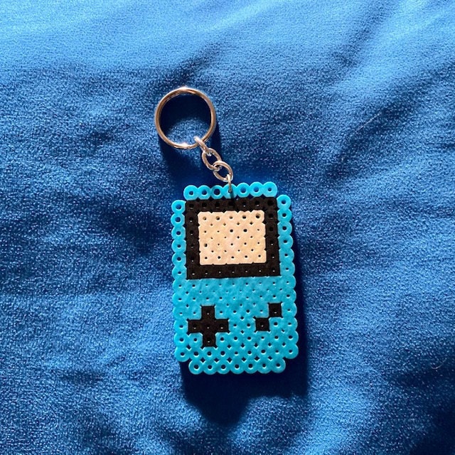 Gameboy Perler Bead Keychain - Etsy