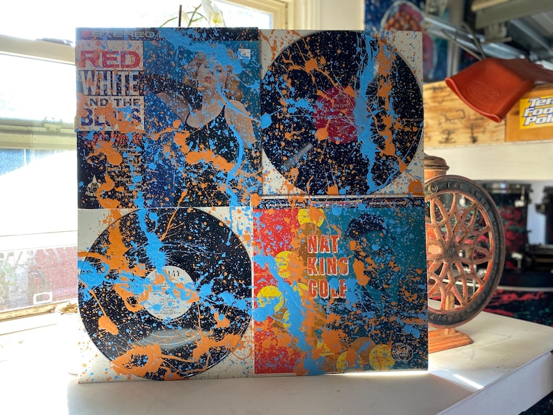 Cassette Tape Cd Vinyl Splatter Paint Art - Etsy