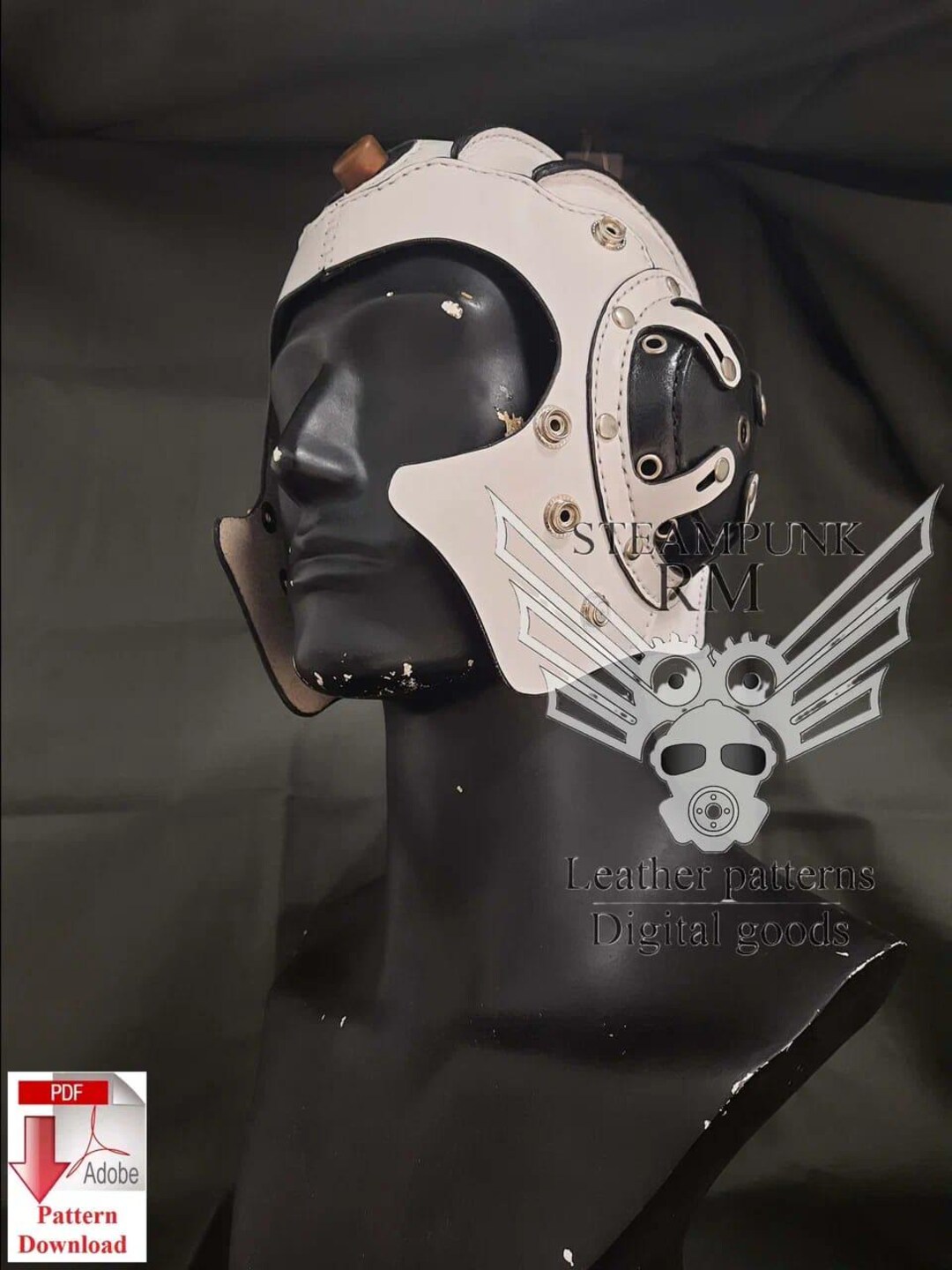 Legendary Steampunk Leather Helmet Pattern, Digital Download, PDF - Etsy