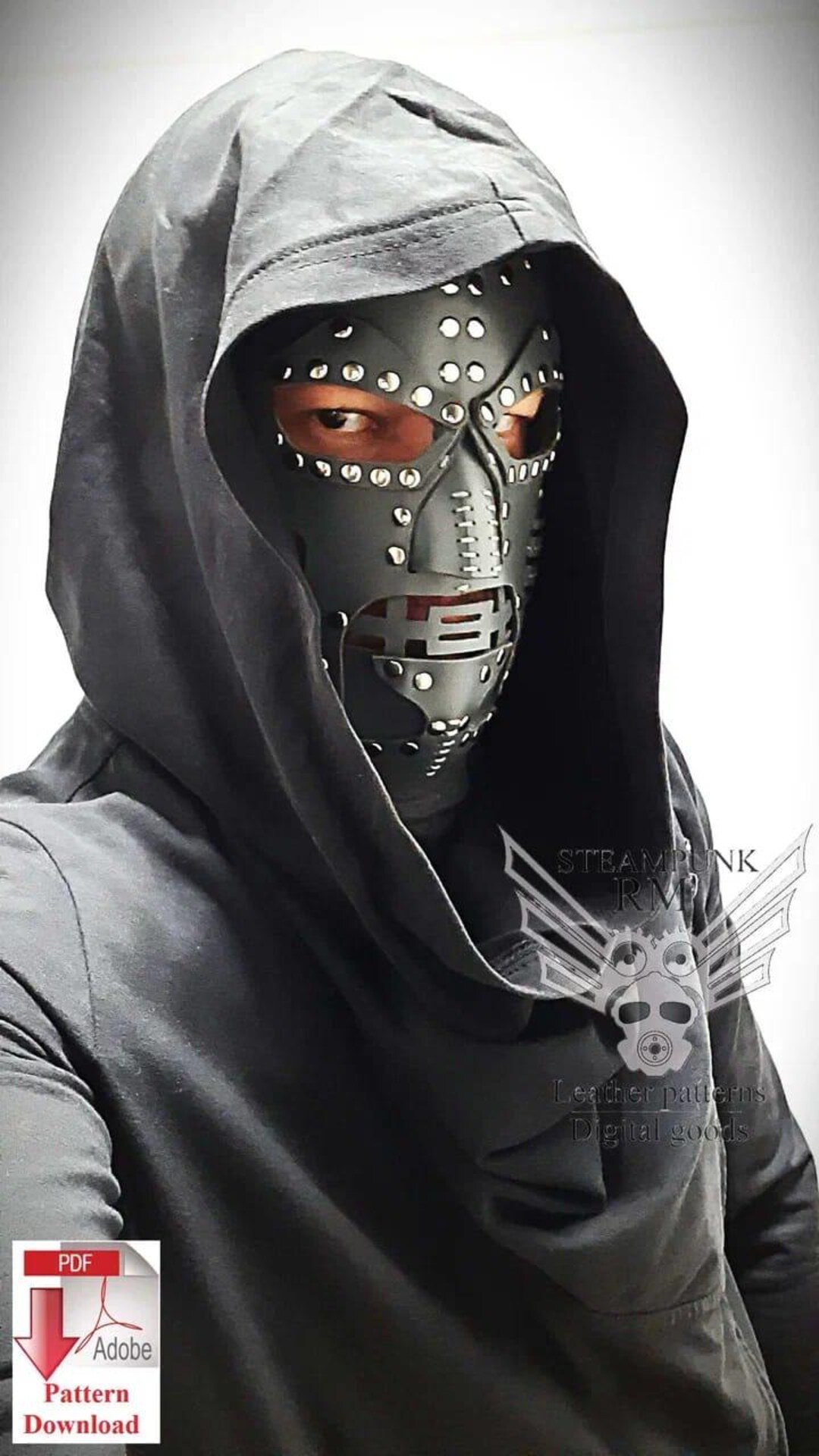 Dr. Doom Mask Pattern, Steampunk, Digital Download, PDF Format. - Etsy