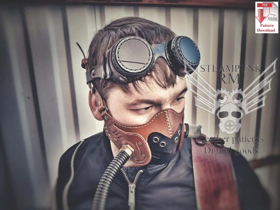 Pattern Goggles V1, Steampunk, Digital Download, PDF - Etsy