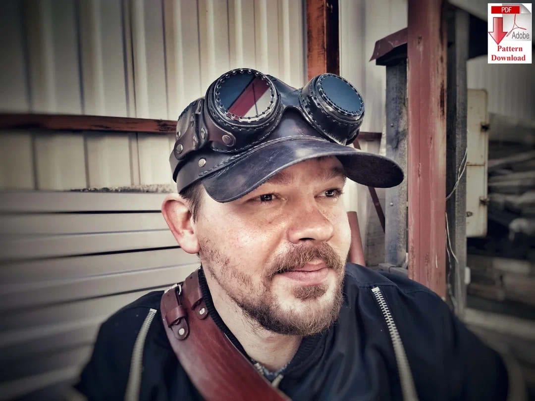Steampunk Goggles Pattern V1, Leather, Digital Download, PDF - Etsy