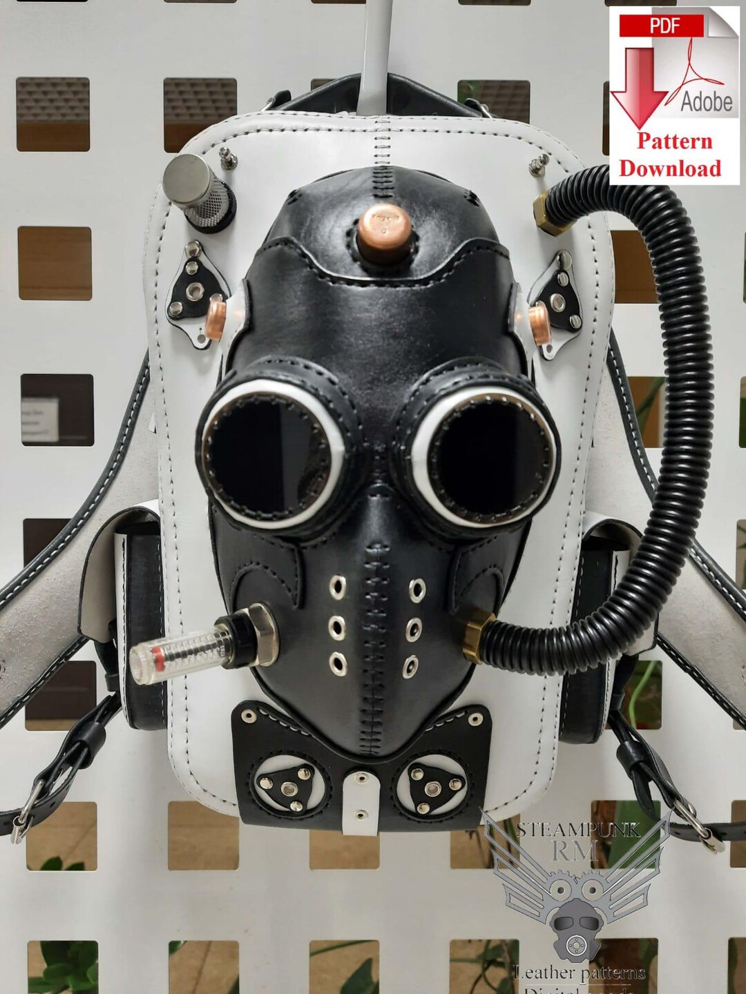 Amphibian Backpack Pattern, Steampunk, Leather, Skin, Digital Download ...