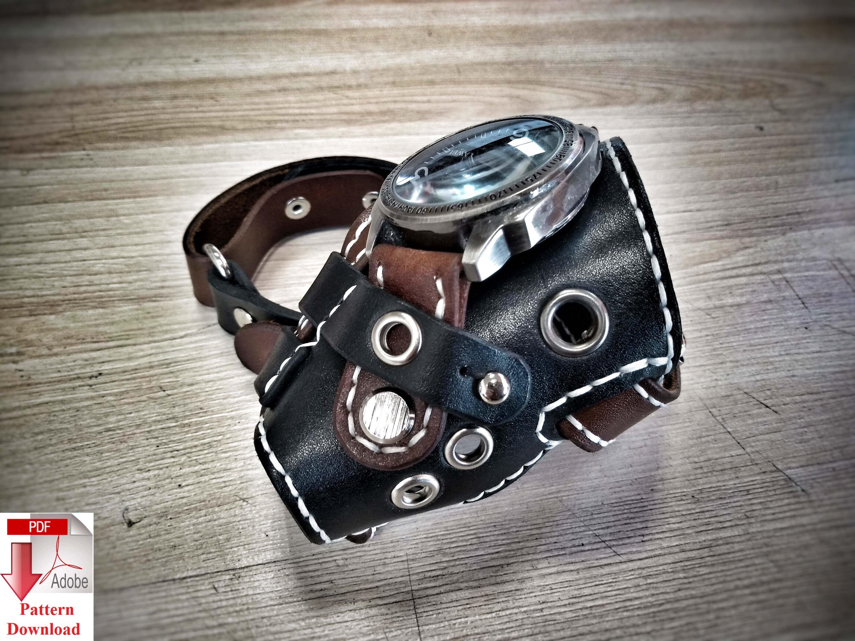 Steampunk Watch Strap Pattern, Leather, Digital Download, PDF Format - Etsy