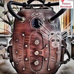 Steampunk Leather Backpack Pattern - Etsy