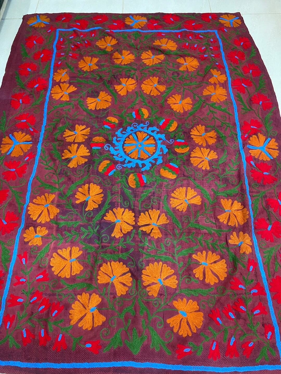 Exclusive Suzani Kantha Quilt Handmade Throw,homedecor,uzbekistan ...