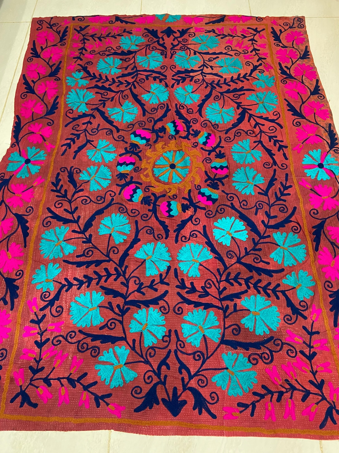 Exclusive Suzani Kantha Quilt Handmade Throw,homedecor, Uzbekistan ...