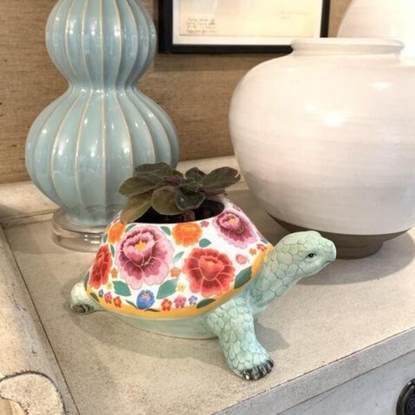 Turtle Planter - Etsy