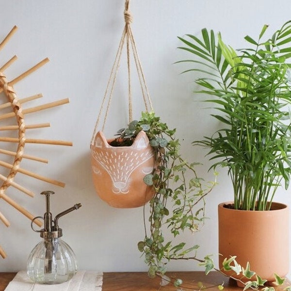 Hanging Terracotta Planter - Etsy