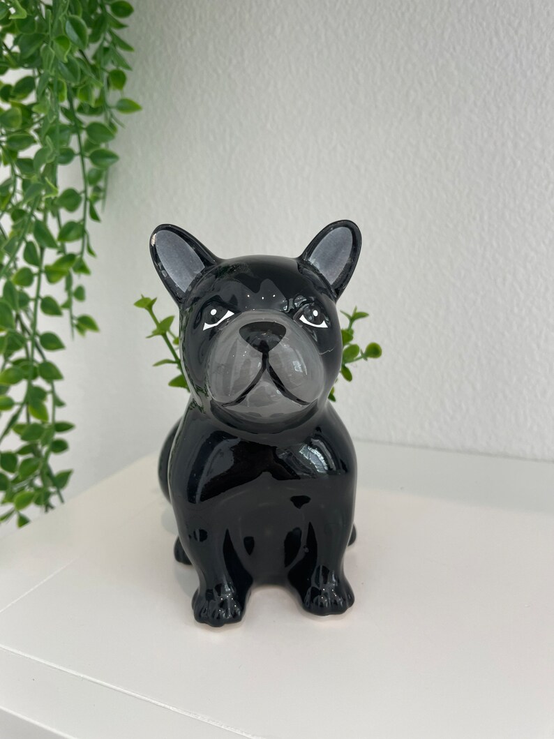 Frenchie Planter Pot Bull Dog Planter Animal Planter - Etsy