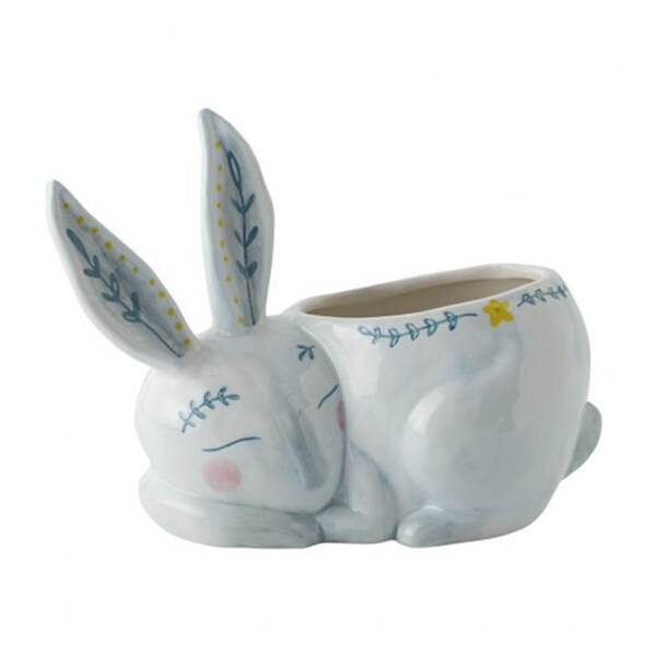 Rabbit Planter - Etsy