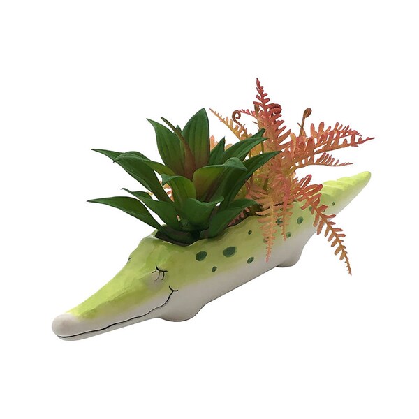 Alligator Planter - Etsy