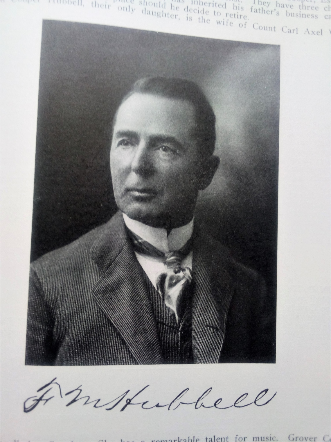 Rare Book History of Hubbell Family 1915 With Notarized Addition by ...