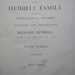 Rare Book History of Hubbell Family 1915 With Notarized Addition by ...