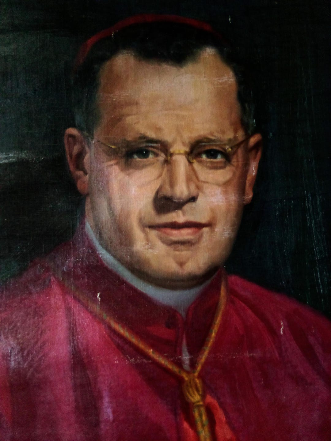 1940's Original Oil Painting Catholic Priest by Golden Age Hollywood ...