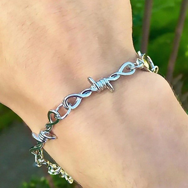 Barbed Wire Bracelet - Etsy