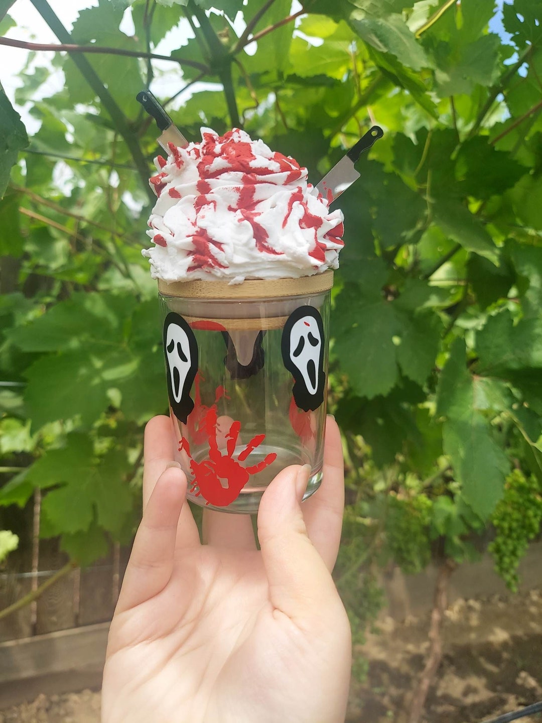 Scream the Movie Decaled Jar With Lid - Etsy