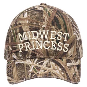 Midwest Princess Embroidered Hats-mossy-oak-camo-cotton-unstructured ...