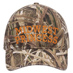 Midwest Princess Embroidered Hats-mossy-oak-camo-cotton-unstructured ...