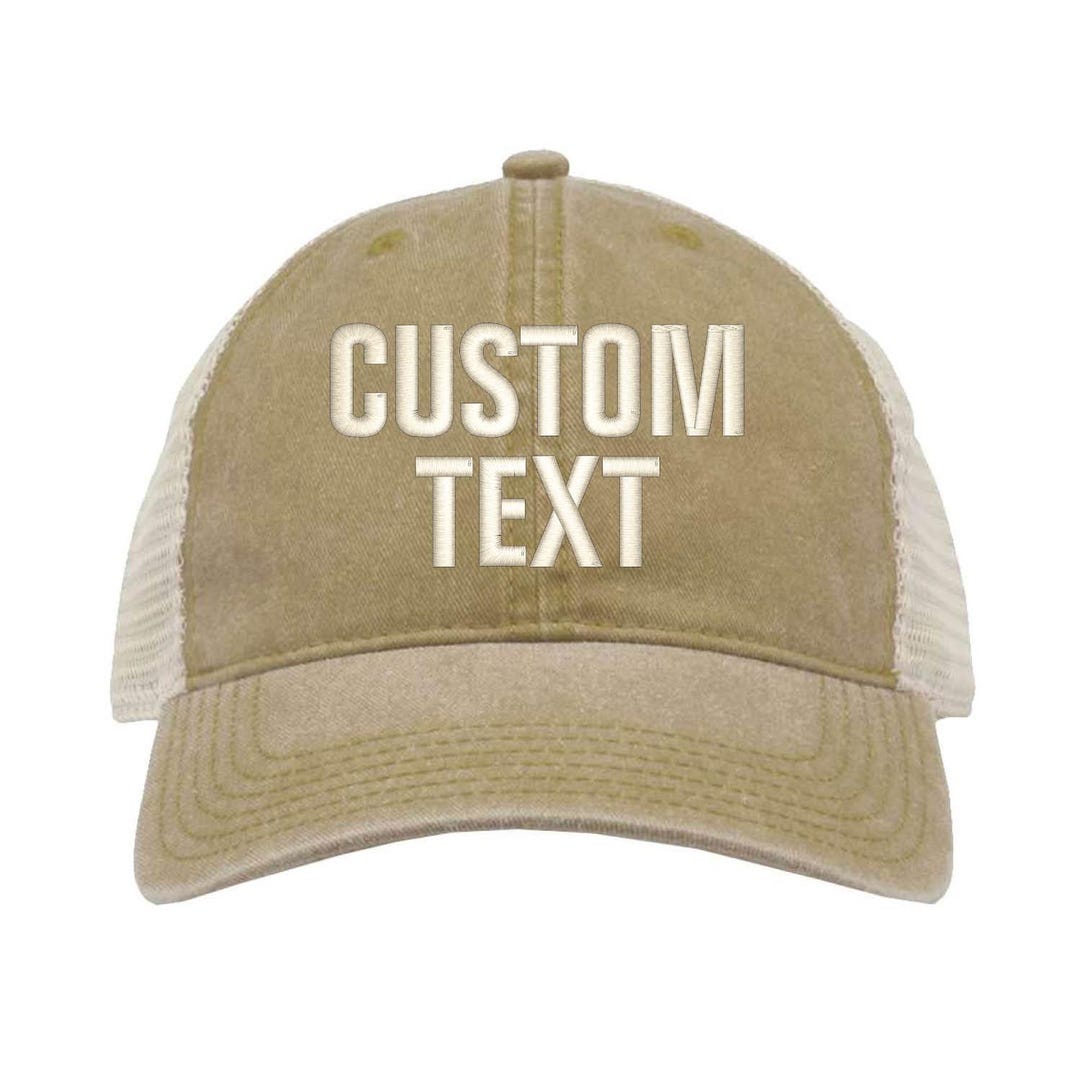 Custom Hat-earth Tones-soft Mesh-snapback-unstructured-vintage Washed ...