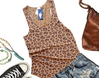 Leopard Tank Top - Etsy