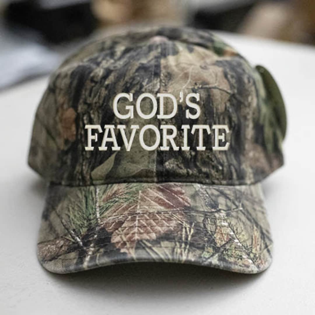God's Favorite Embroidered Hat-mossy-oak2-camo Hat-unstructured - Etsy