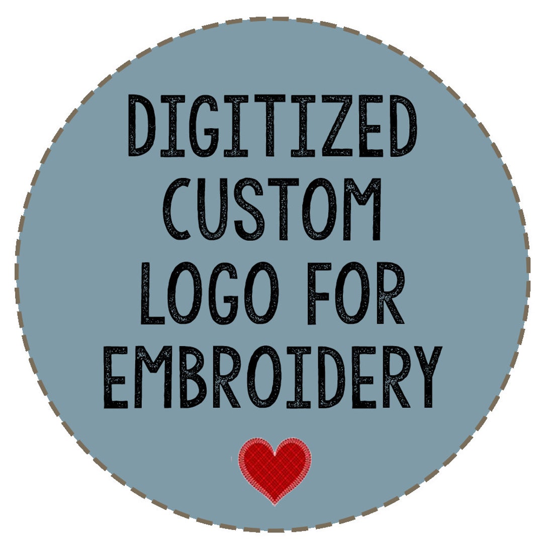 Custom Logo Embroidery File - Etsy